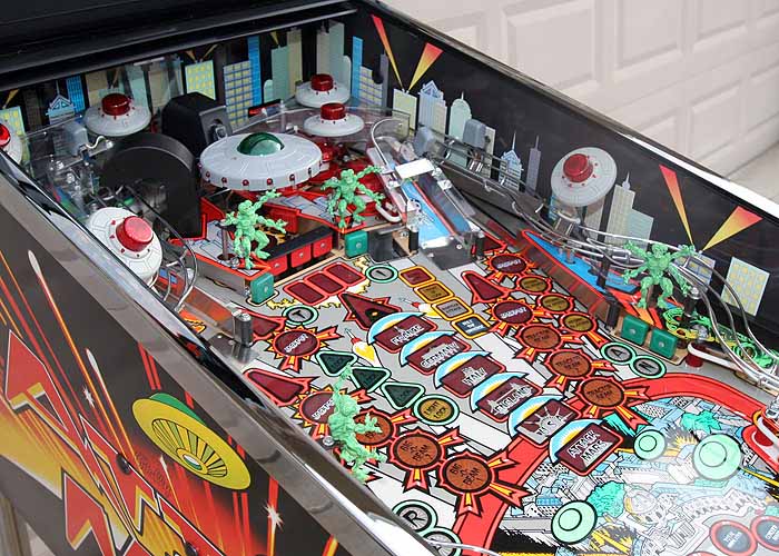 Attack from Mars Pinball Machine Restoration Decals