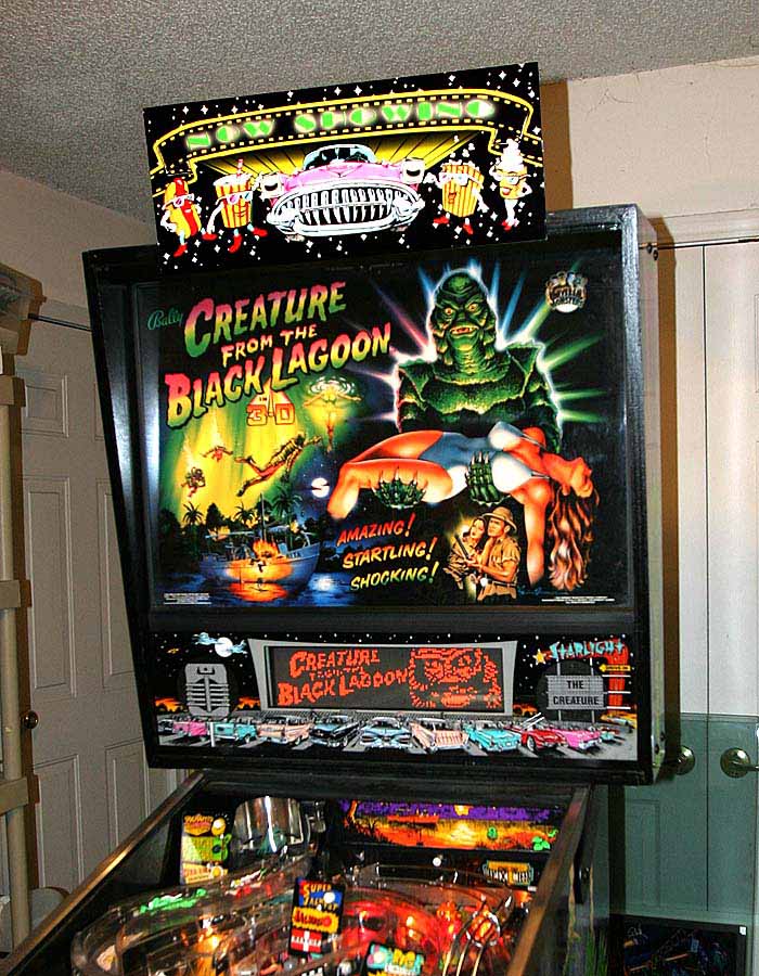 Creature from the Black Lagoon Pinball Machine Restoration Decals